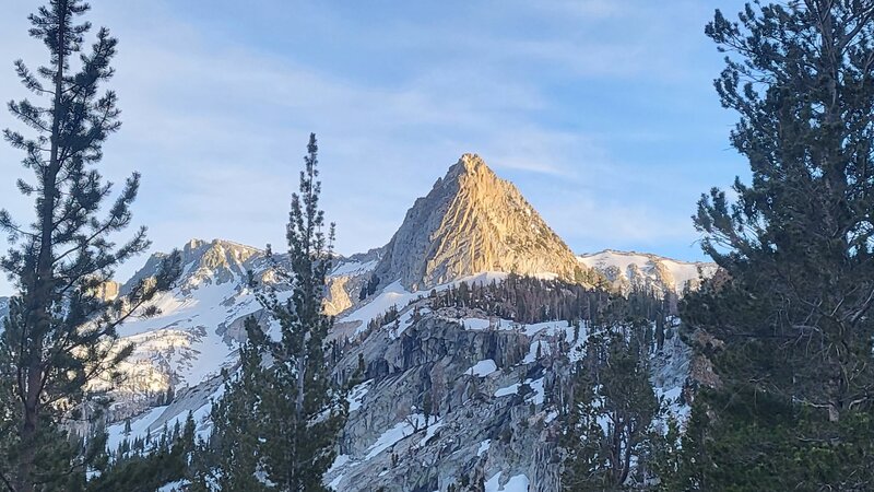 Crystal peak as seen from a distance