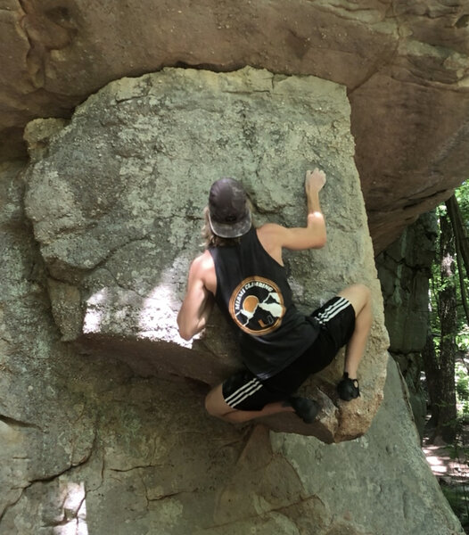 A little perspective of how big the feature is, some awkward body ...