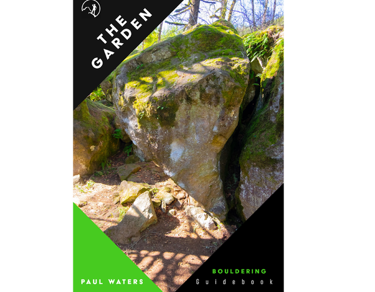 Cover for the new Garden Bouldering guidebook 2022 through the Next ...