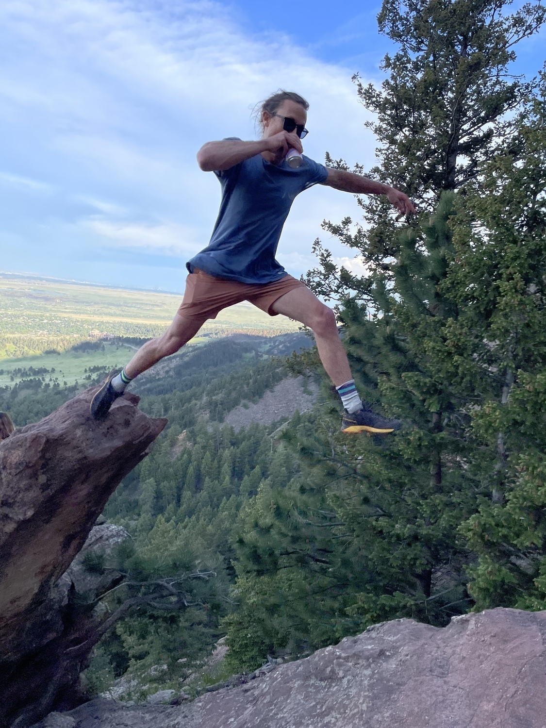 Making the leap while drinking a beer. Freeway - best happy hour spot ...