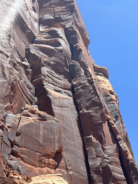 Rock Climb Sky Rockets in Flight, Indian Creek