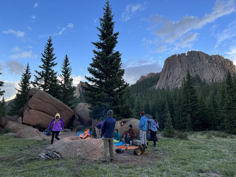 Climbing in McCurdy Park Bouldering, South Platte