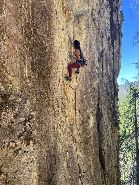 Rock Climb Choss Lord, Southwest Oregon