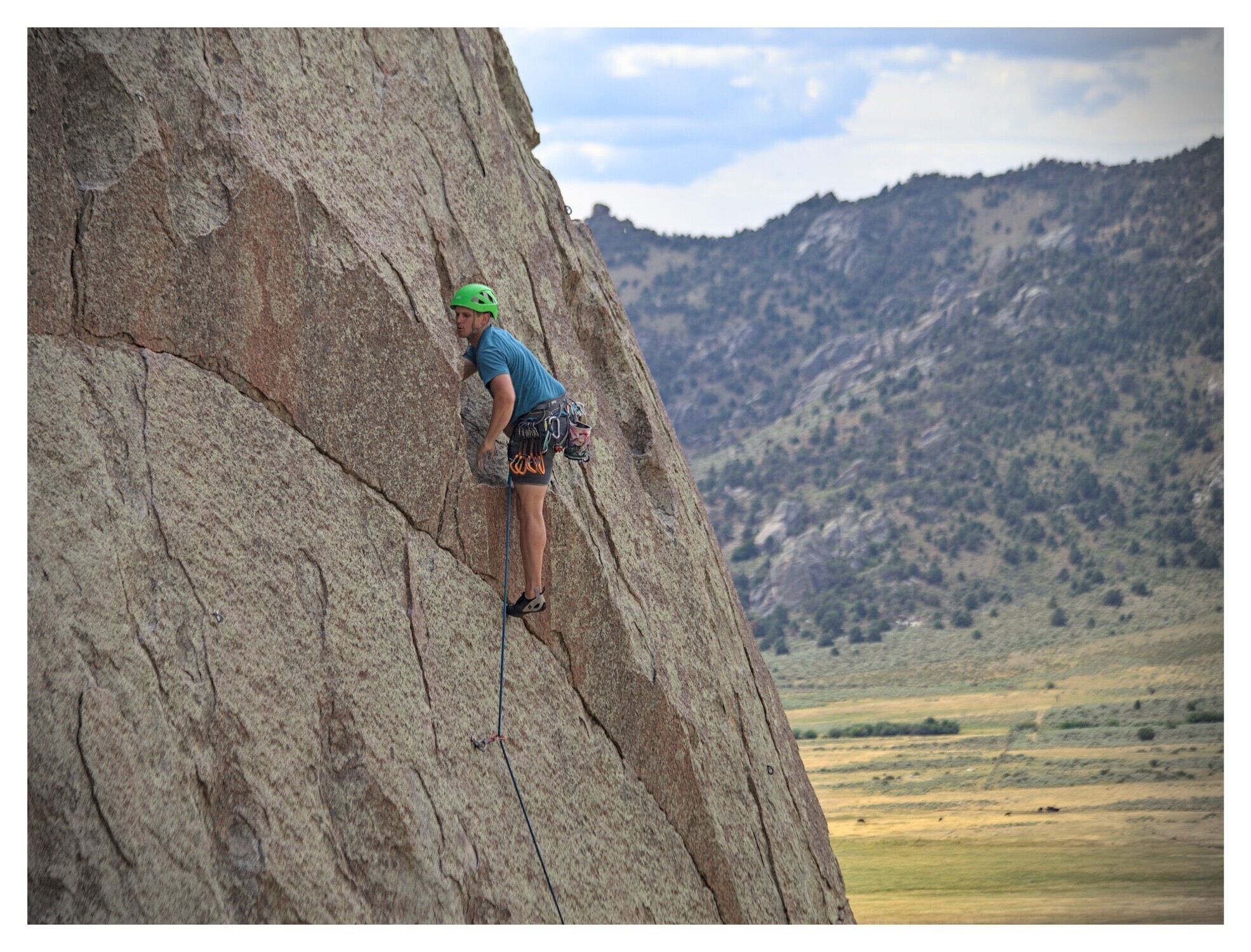 Ben M. mantling the most striking feature on the route, a gorgeous ...