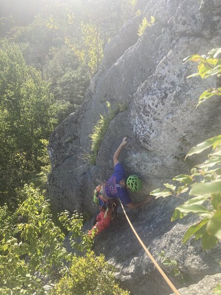 Rock Climb Corner Route, Western MA