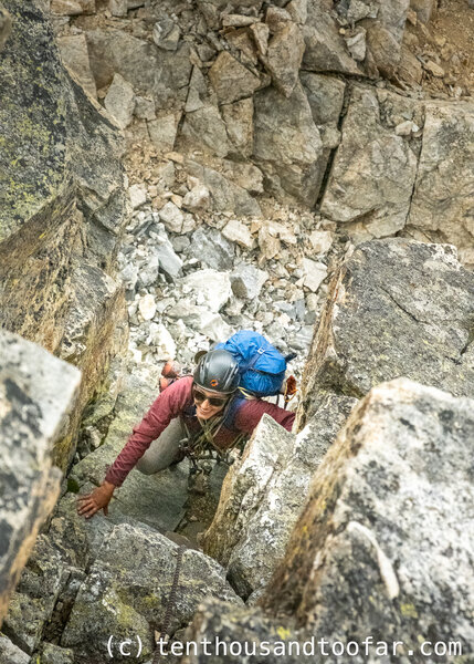 Rock Climbing in Ice Cream Cone, Grand Teton National Park