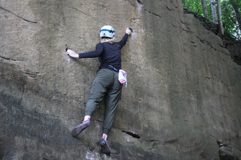 pocket problem highball boulder