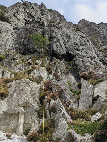 Rock Climb Sabre Cut, United Kingdom