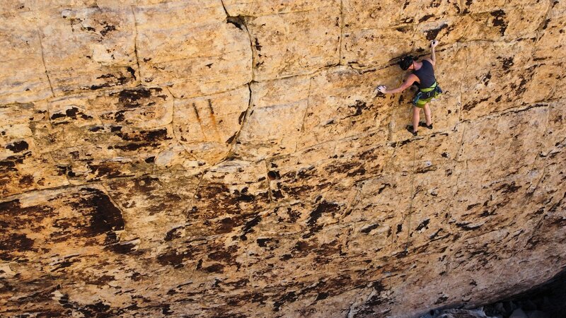 Easy shaded face climbing , definitely underrated