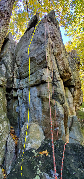Rock Climb Toes and Heels, Cunningham Falls State Park
