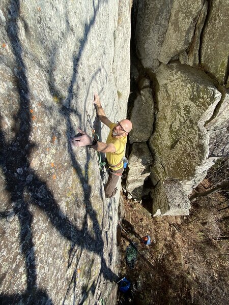 The climb so nice, Corey climbed it thrice