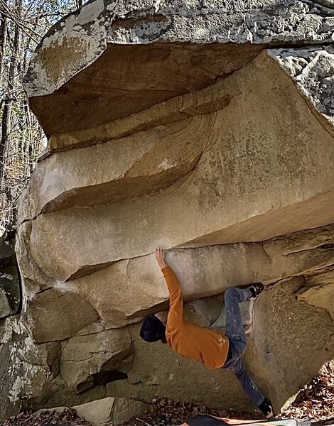 Moving through the starting sequence using a heel/toe cam