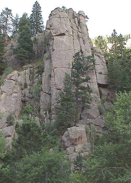 Rock Climbing in The Spire, Lyons