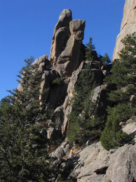 Rock Climbing in Hen and Chickens, Lumpy Ridge