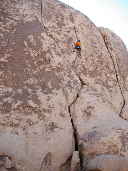 Rock Climb Split Personality, Joshua Tree National Park