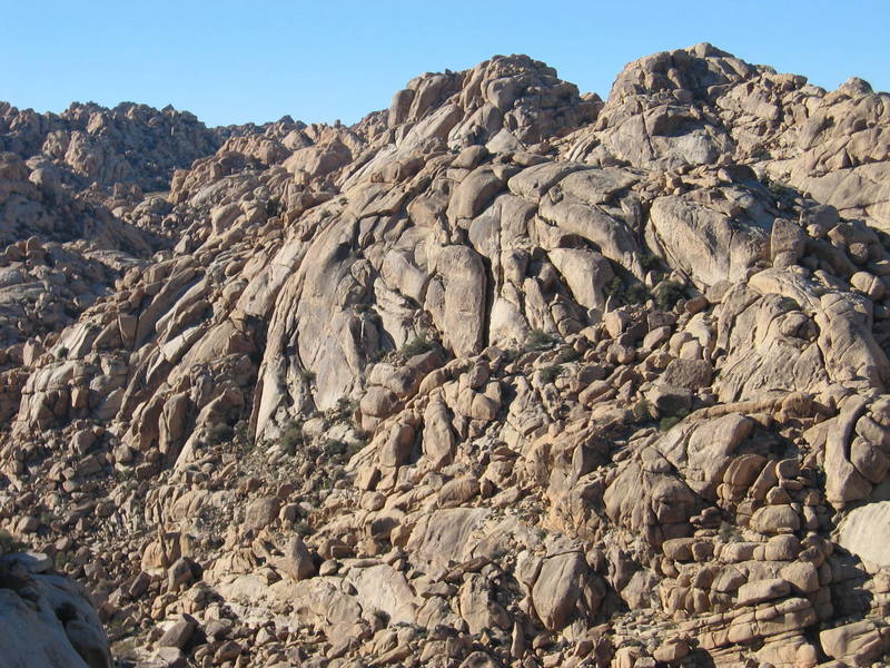 Rock Climbing in The Pyramid, Joshua Tree National Park