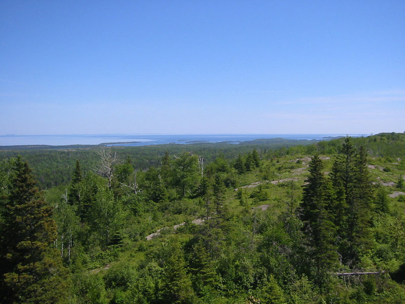 Minong Ridge Traverse Hiking Trail, Isle Royale, Michigan
