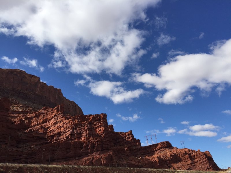 Moab Canyon Paved Path Hiking Trail, Moab, Utah