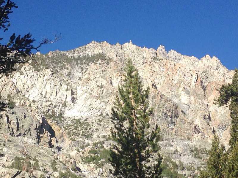 A view of some spectacular granite in Piute Canyon, with a really cool ...