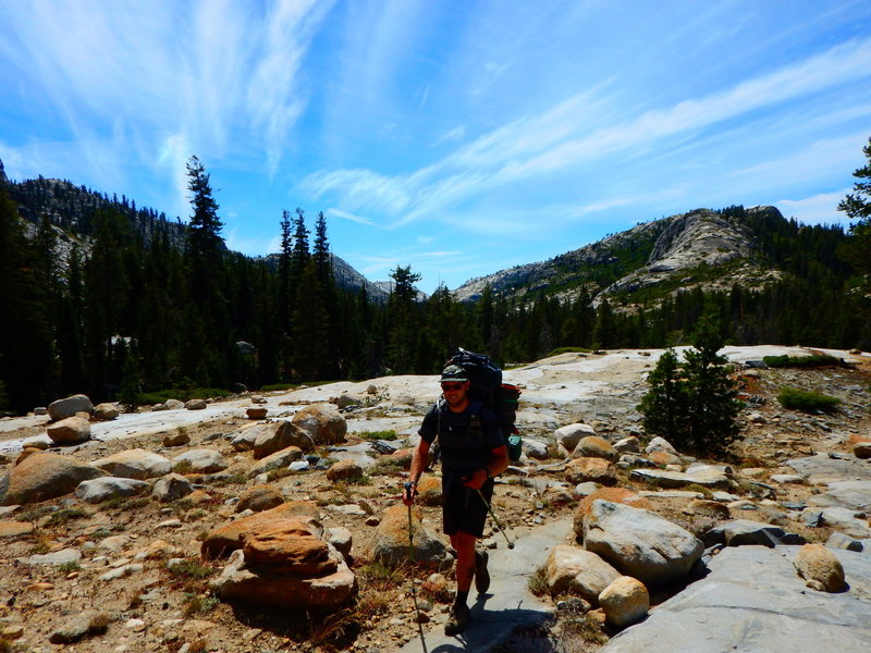 On the way to Buck Lakes, on the Bell Meadow Trail from the Crabtree ...