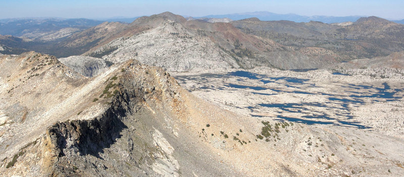 The stunning view of the Desolation Wilderness from the summit of ...