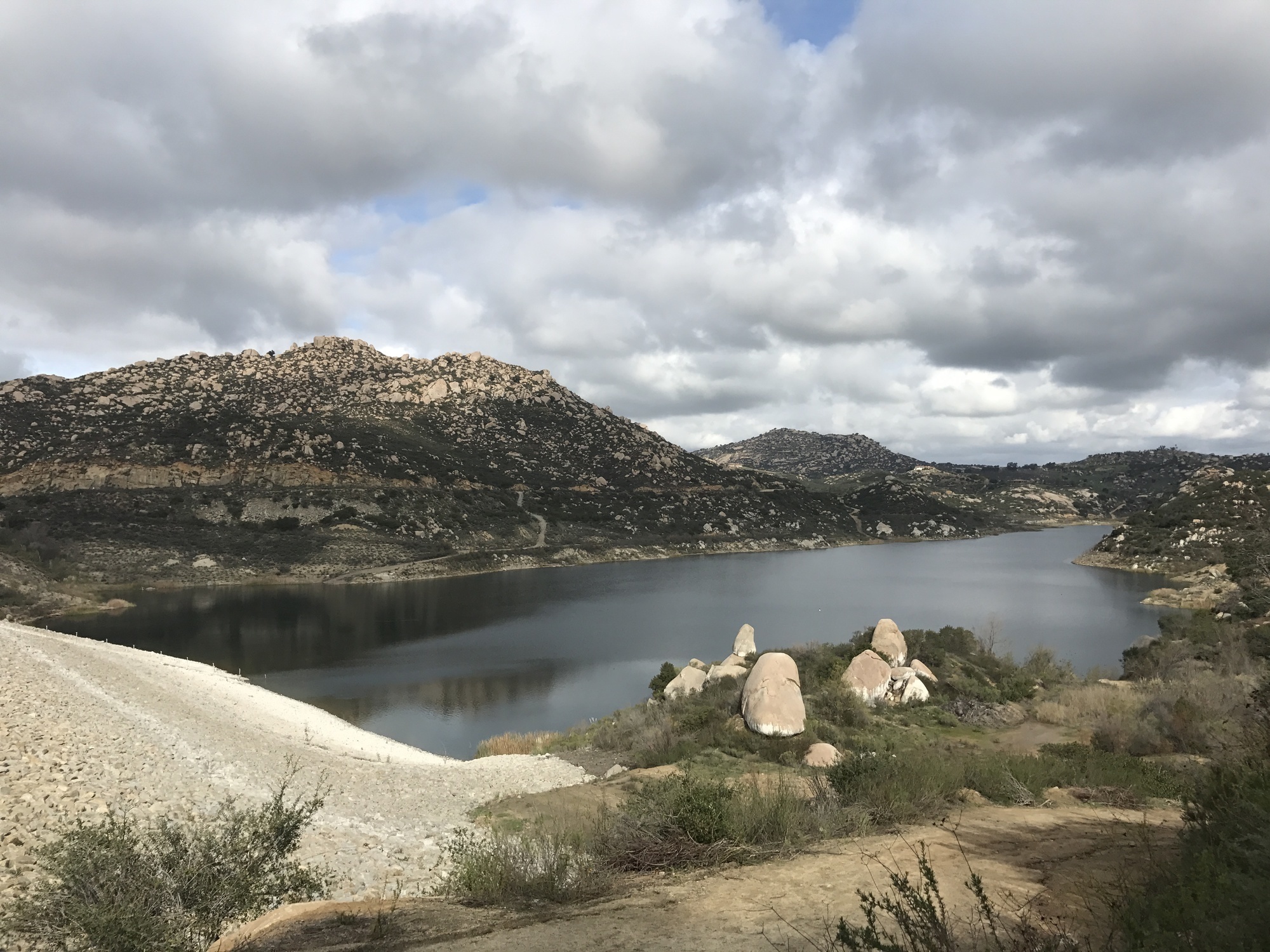 The Green Valley Truck Trail offers great views of Lake Ramona from the ...