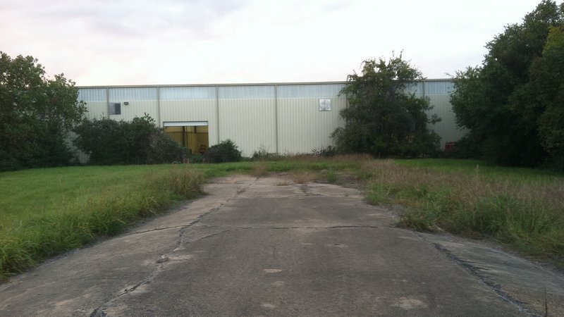 The building at the north end of the Addicks Dam Road is on private ...