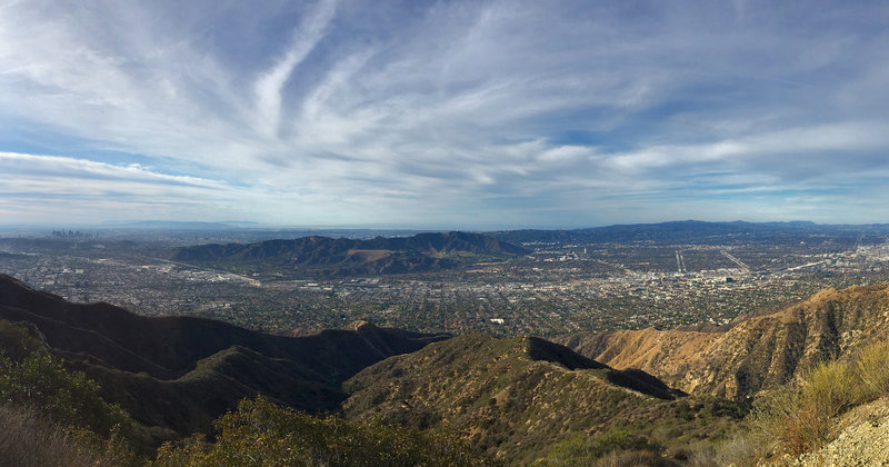Verdugo Crest Trail Hiking Trail, Burbank, California