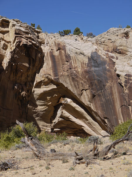 Be sure to check out this triangular sandstone alcove along Upper ...