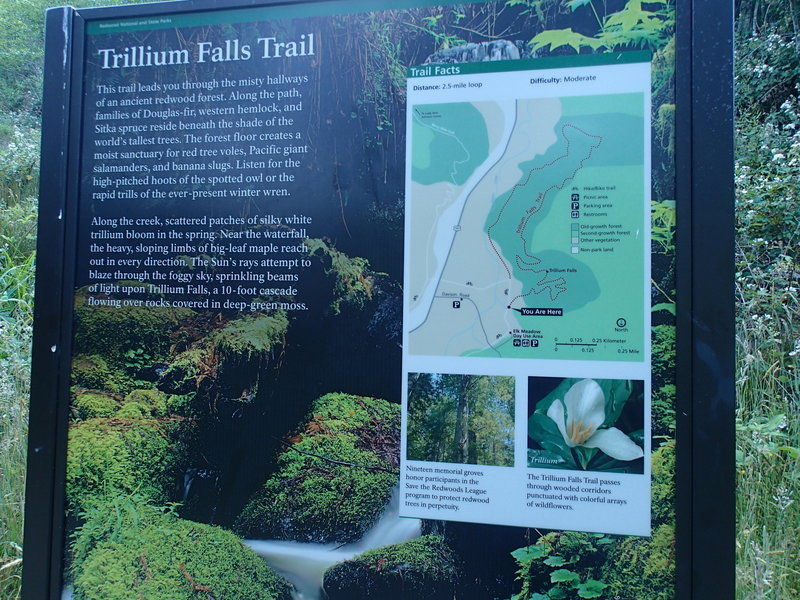 Ample trailhead signage gives you an idea of what to expect before you ...