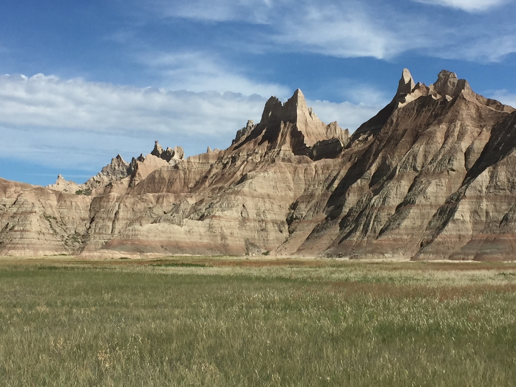 Badlands formations strike awe in the hearts of their visitors.