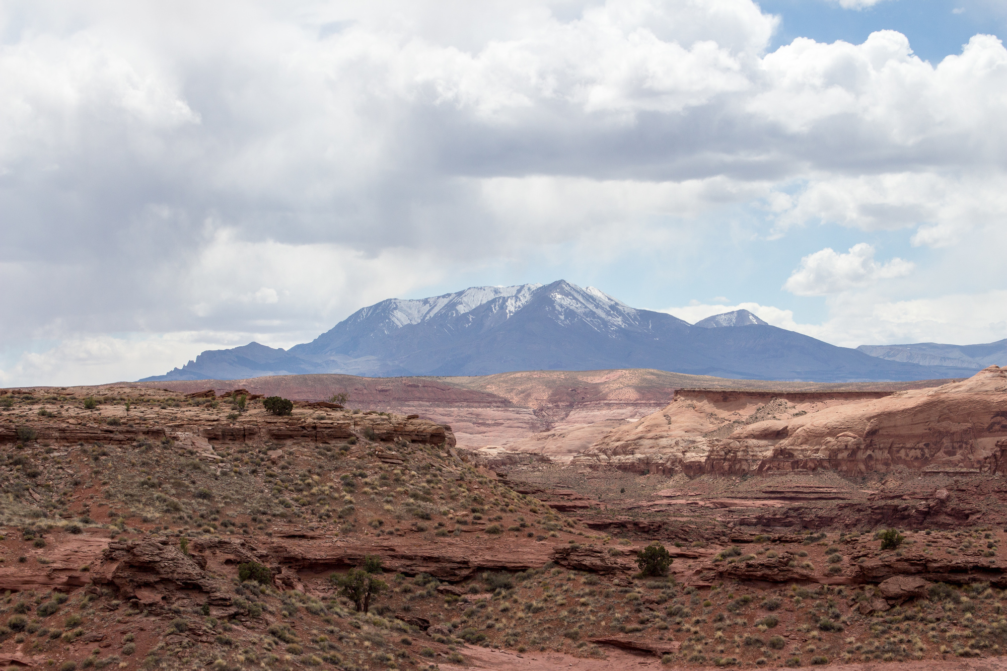 There's a nice panoramic view of Henry Mountains from the top.