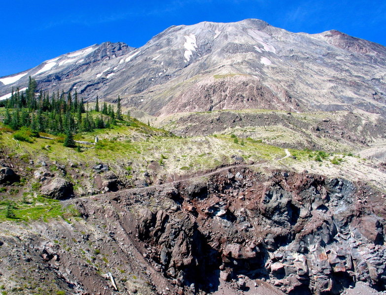 Getting up close and personal views of Mt. St. Helens from the Ape ...