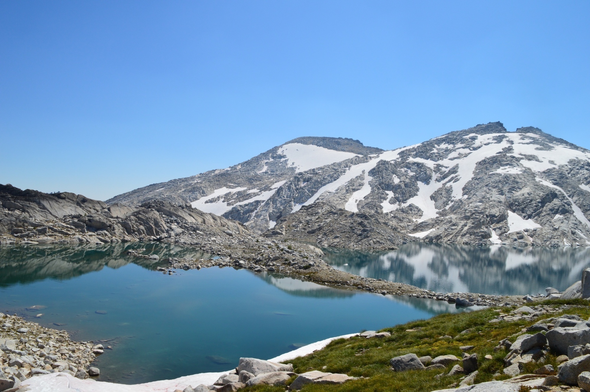 View of Isolation Lake in the Enchantments, WA