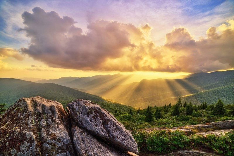 Blue Ridge Pinnacle Trail Hiking Trail, Black Mountain, North Carolina
