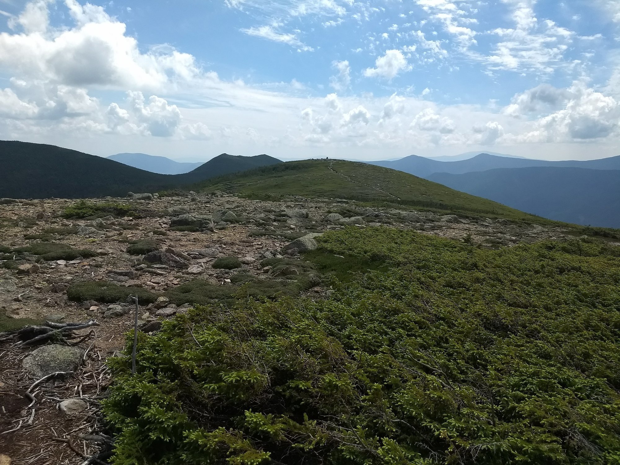Summit of Mount Guyot as seen from the Twinway Trail. You can make that ...