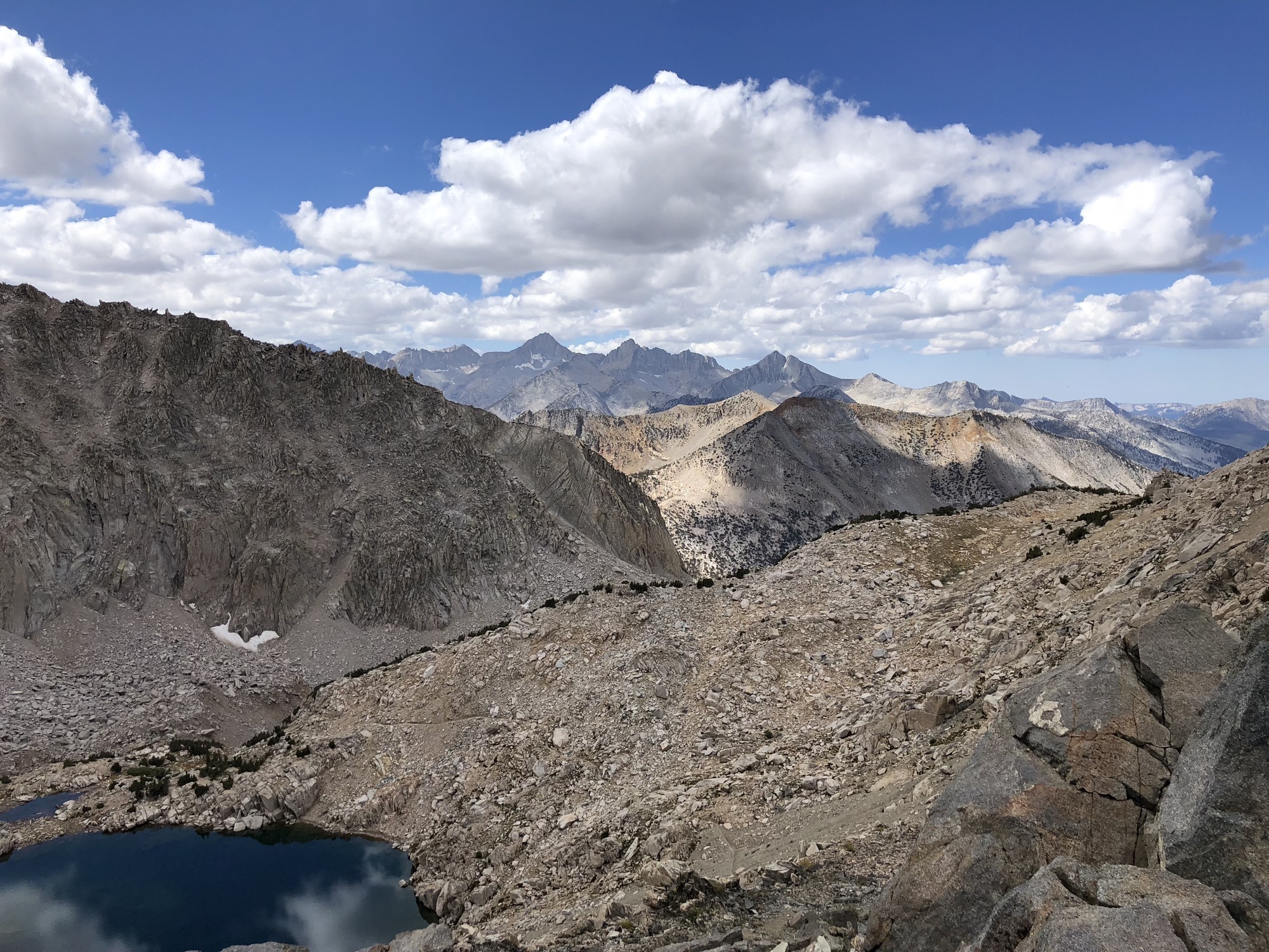 Top of Glen Pass, looking south over the High Sierra's. Absolutely ...