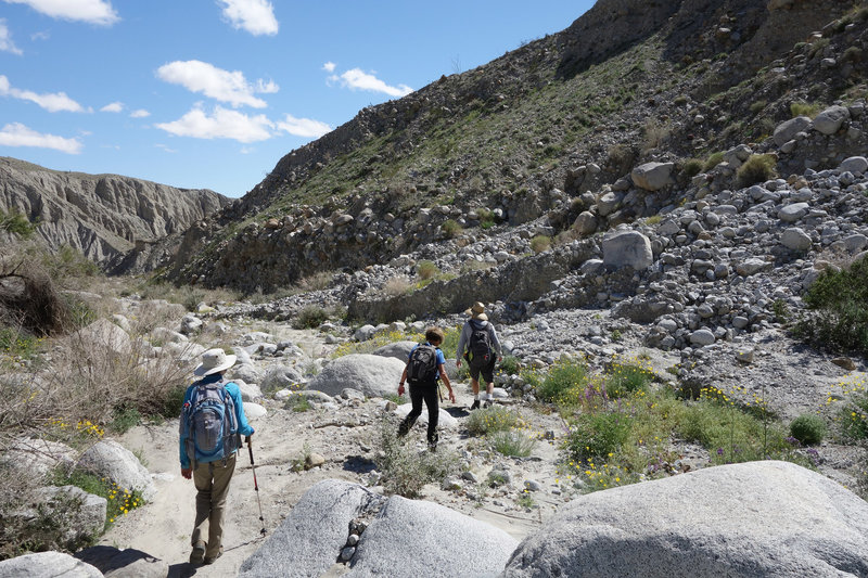 Rock Tanks Loop Hiking Trail, Salton City, California