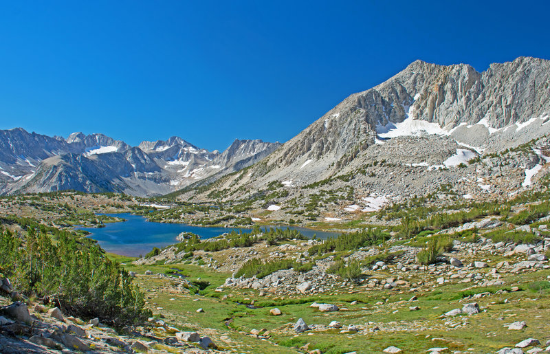 Largest of Pioneer Basin Lakes. Taken from the climb to 6th and 7th ...