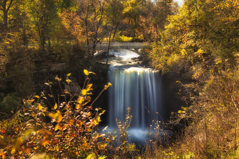 Minneopa Falls Access Trail Hiking Trail, North Mankato, Minnesota