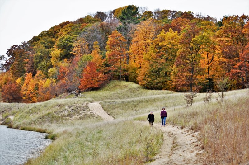 Lakeside trail in fall" by Mike Lozon. Photo courtesy of Ottawa County ...