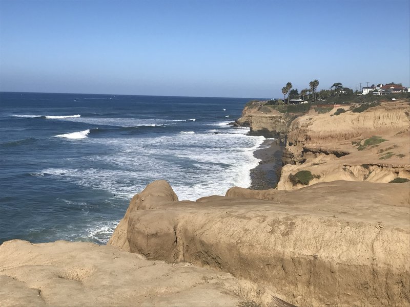 Sunset Cliffs Loop Hiking Trail, San Diego, California