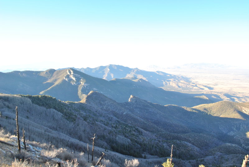 Carr Peak via Miller Canyon Trail Hiking Trail, Sierra Vista Southeast ...