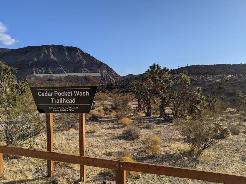 Cedar Pocket Wash Hiking Trail, Beaver Dam, Arizona