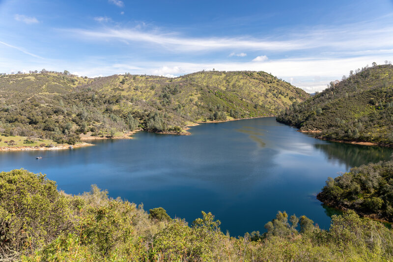The eastern portion of Pardee Reservoir