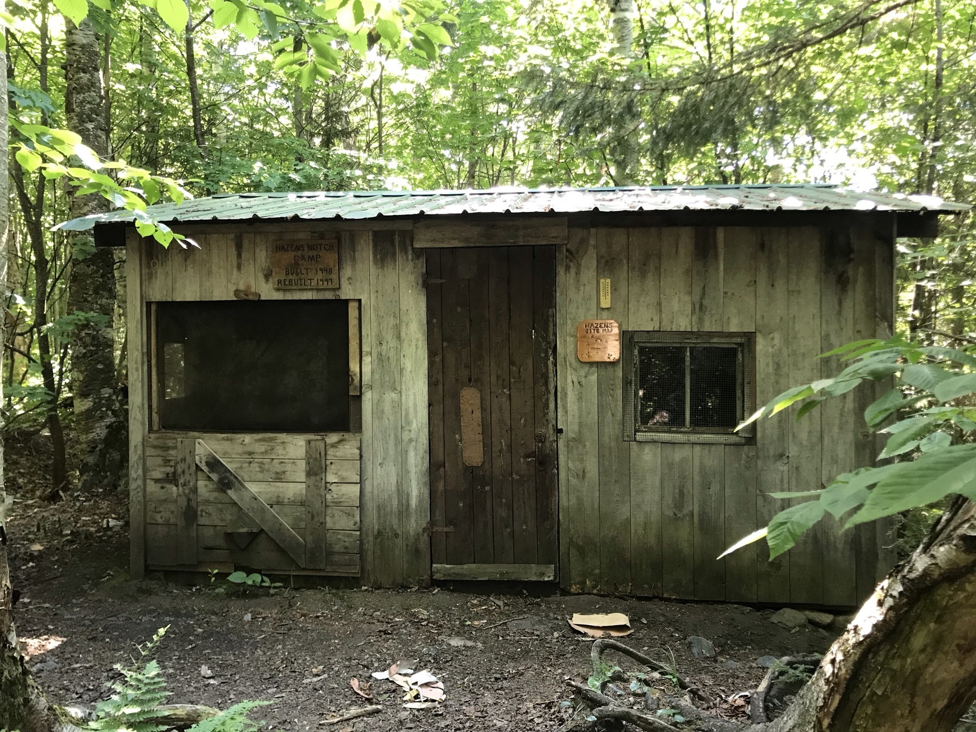 Hazen's Notch Camp Shelter (built 1997)