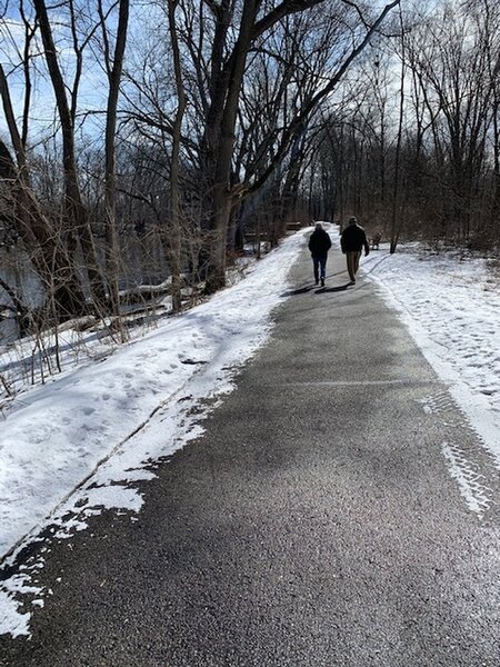 Paved Trail Hiking Trail, Waverly, Michigan
