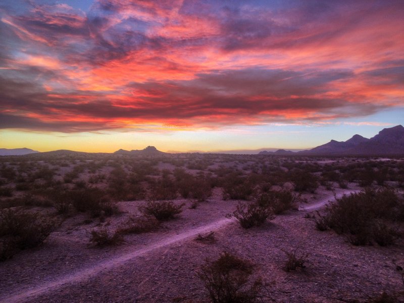 The Doña Ana Big Eight Mountain Bike Trail, Doña Ana, New Mexico