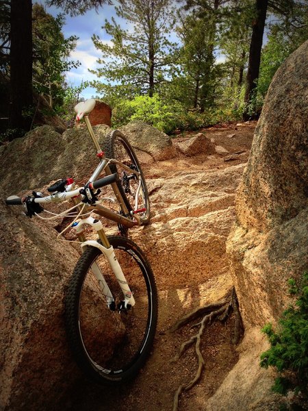 Rocky obstacles like this are somewhat frequent especially near the ...