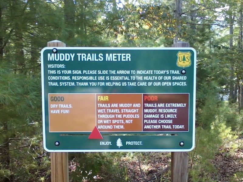 Pandapas Pond "Challenging" Loop Mountain Bike Trail, Blacksburg, Virginia